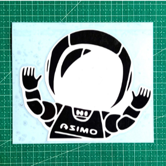 Jual stiker asimo honda cutting sticker oracal | Shopee Indonesia