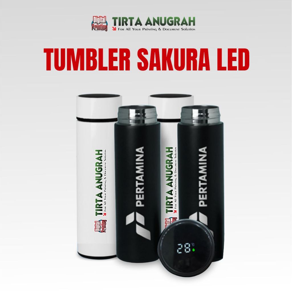 Jual TUMBLER SAKURA CUSTOM LED GRAFIR & UV FULL PRINT/TUMBLER LED ...