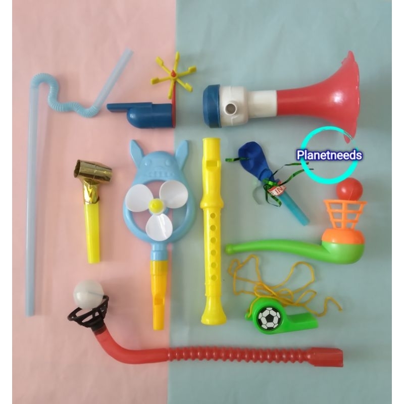 Jual MAINAN PELUIT ALAT TERAPI WICARA 10 PCS/MAINAN PLUIT TERAPI BICARA ...