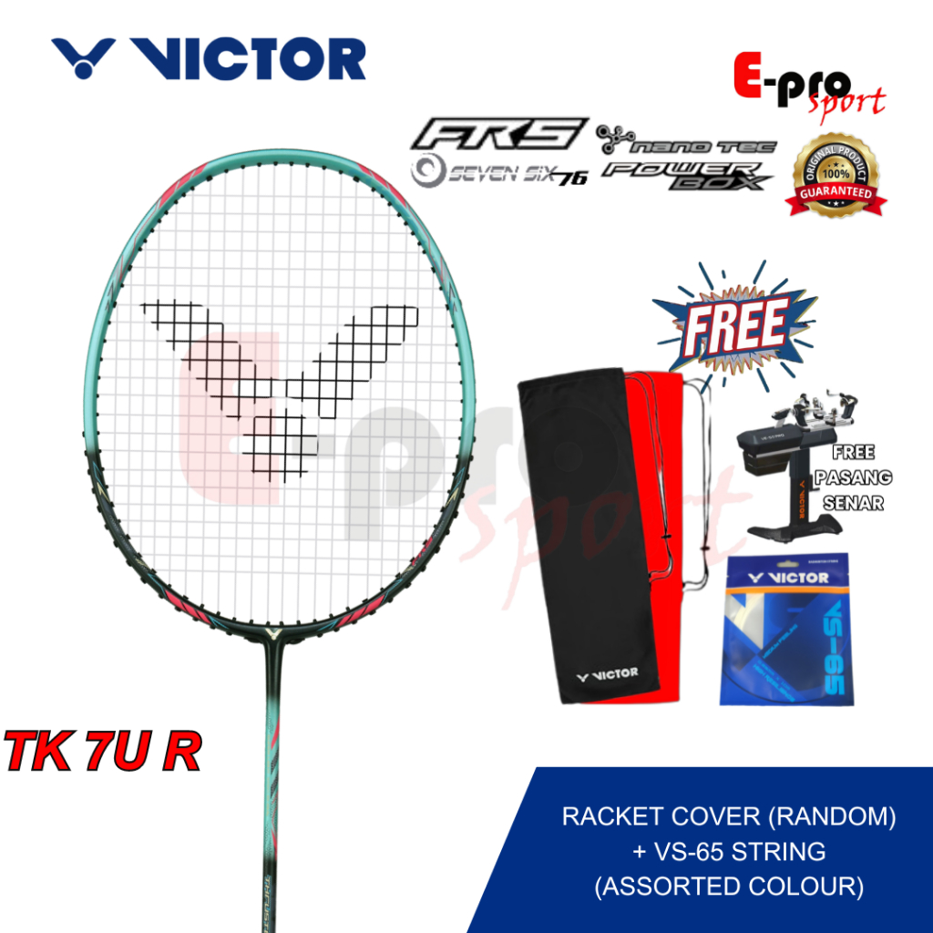 Jual Raket Badminton Victor Thruster K 7U R TK-7U TK7U TK 7U Original ...