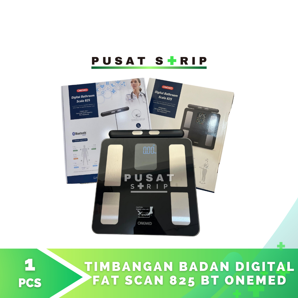 Jual Timbangan Badan Digital Fat Scan 825 Bluetooth Onemed | Shopee ...