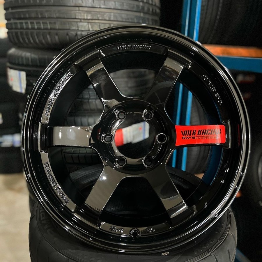 Jual velg racing ring 18 TE37 PROGRESSIVE lebar 9 velg mobil r18 pajero triton fortuner | Shopee ...