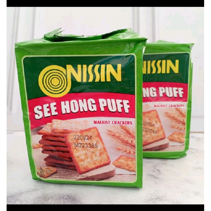 Jual Nissin See Hong Puff malkist gula/malkist Crackers 250gr | Shopee ...