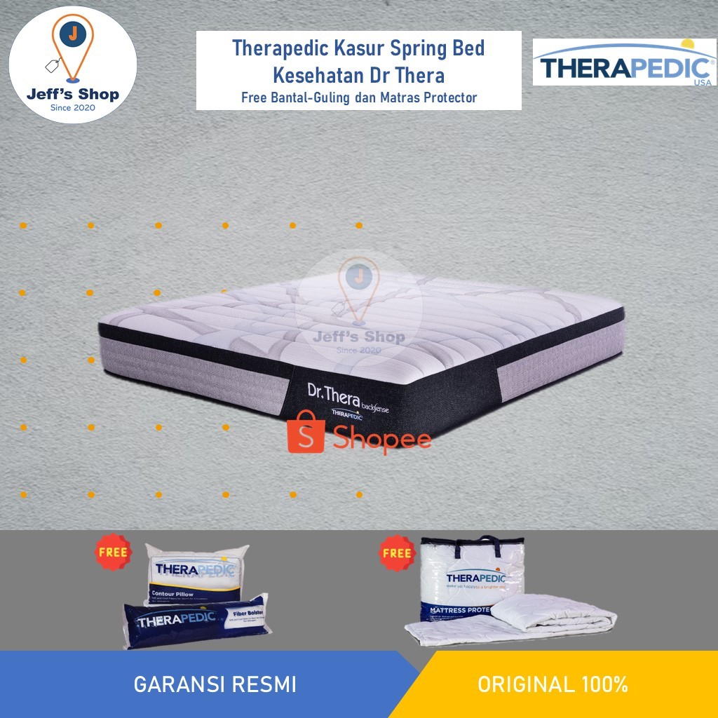 Jual Therapedic Kasur Spring Bed Kesehatan Dr Thera | Shopee Indonesia
