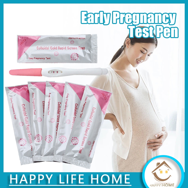 Jual 5PCS HappyHome Alat Tes Hamil Compact Stick Pregnancy Test Pack ...