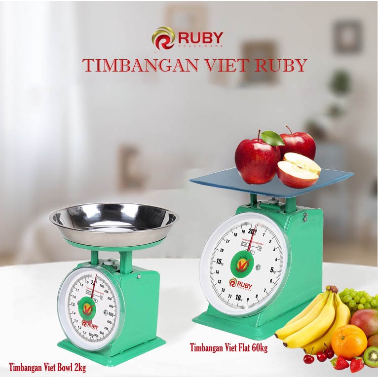 Jual RUBY Timbangan besi stainless jarum 2kg/5kg/10kg/15kg/20kg/30kg/60kg/100kg | Shopee Indonesia