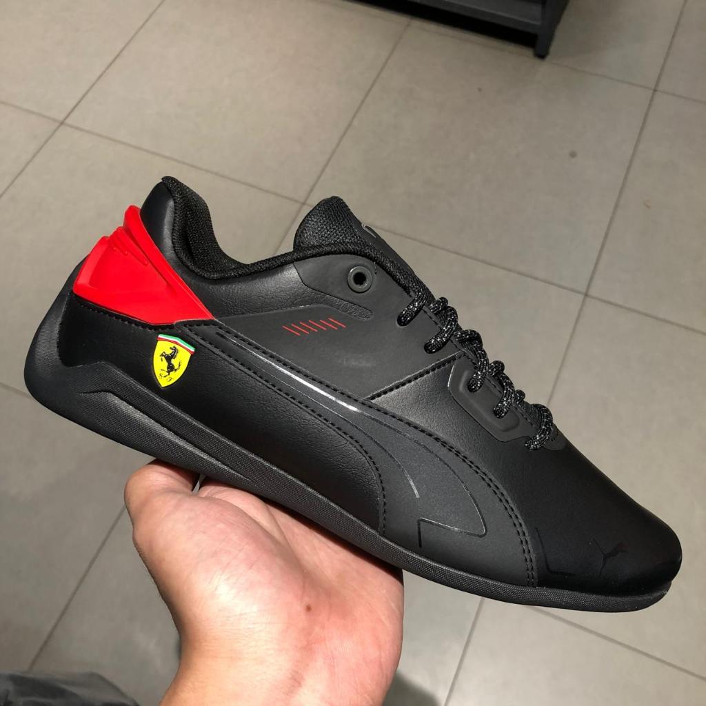 Jual Puma Sepatu Sneakers Kasual Ferrari Drift Cat Delta Black-Rosso ...