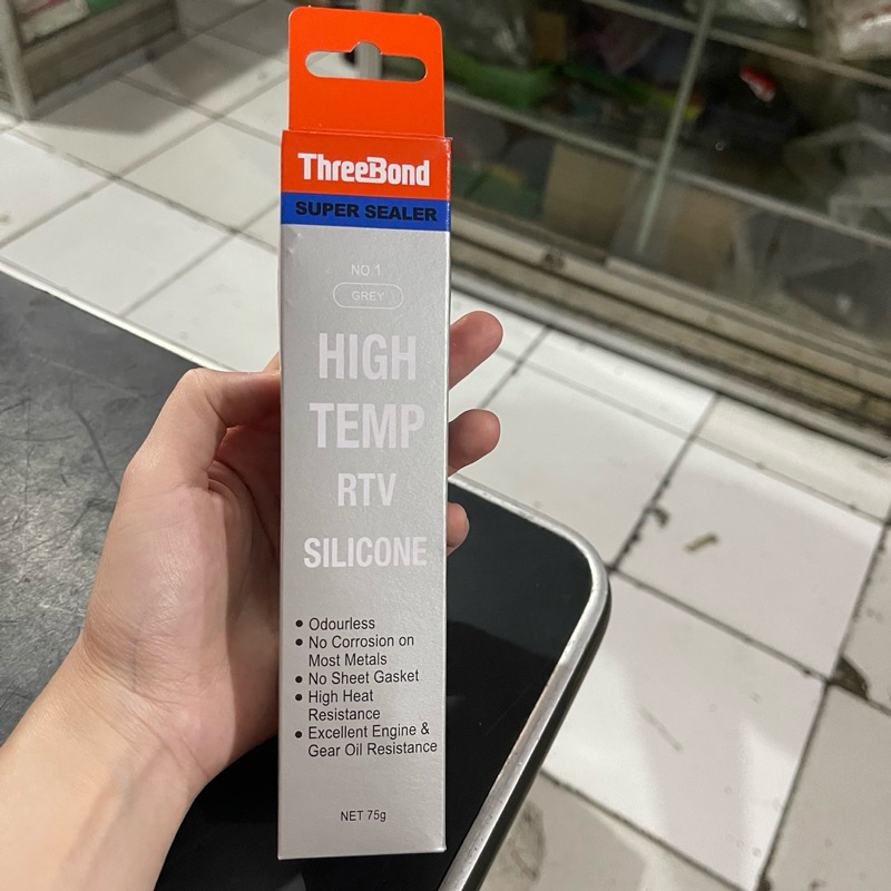 Jual lem threebond lem three bond tribond High Temp RTV Silicone Grey ...