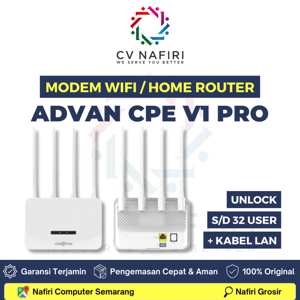 Jual KODE H68Q ADVAN CPE V1 PRO MODEM WIFI ROUTER 4G LTE UNLOCK ...