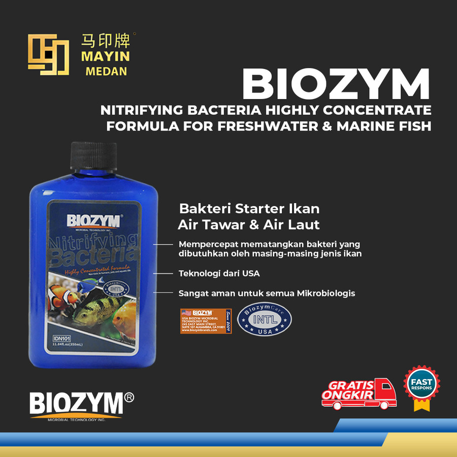 Jual Biozym Nitrifying Bacteria 350 ml Highly Concentrate Formula for ...