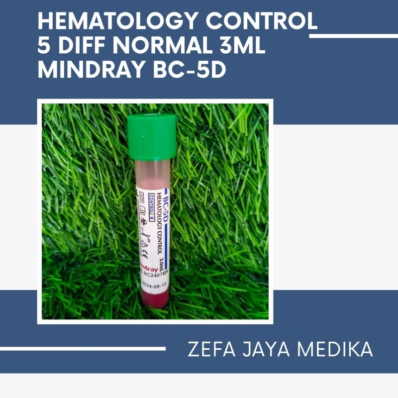 Jual HEMATOLOGY CONTROL 5 DIFF NORMAL 3ML MINDRAY BC-5D / KONTROL ...