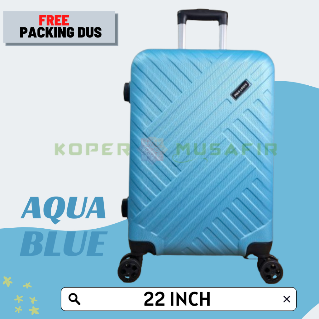 Jual [BISA KARGO] POLO LOUIS KOPER 22 INCH 6171 HARDCASE ABS ORI FREE ...