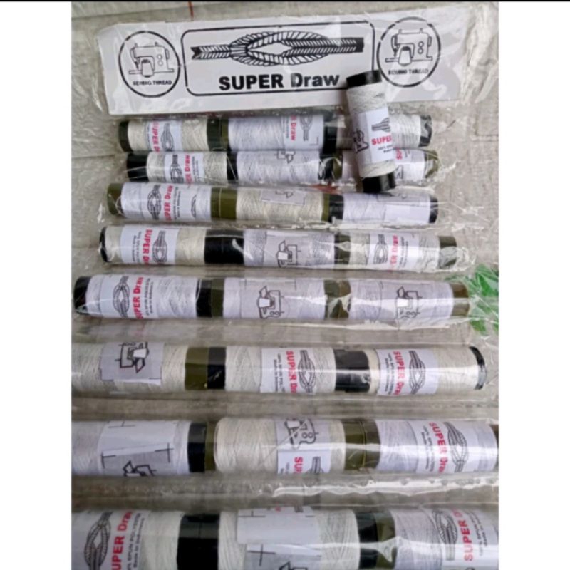 Jual Benang jahit warna putih harga 5000 dapat 8 pcs | Shopee Indonesia