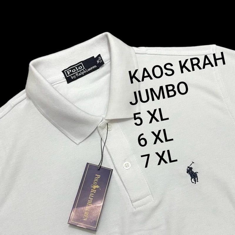 Jual Kaos Polo Jumbo Pria 5XL 6XL 7 XL / Kaos polo Kerah Berkerah Polos ...