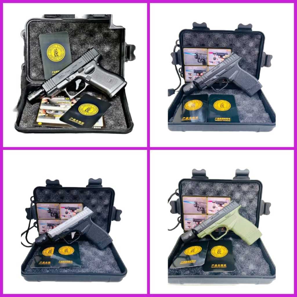 Jual KOREK API MODEL ( PISTOL GLOCK ) 035B FULL BESI MURAH | Shopee ...