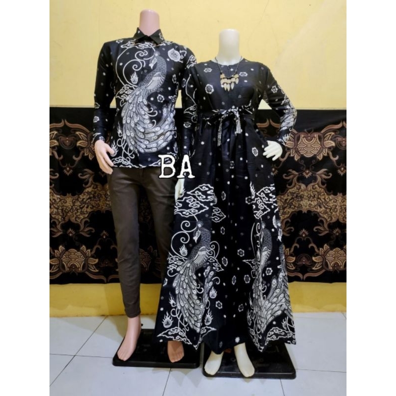 Jual Gamis Batik Couple Baju Pasangan Batik | Shopee Indonesia