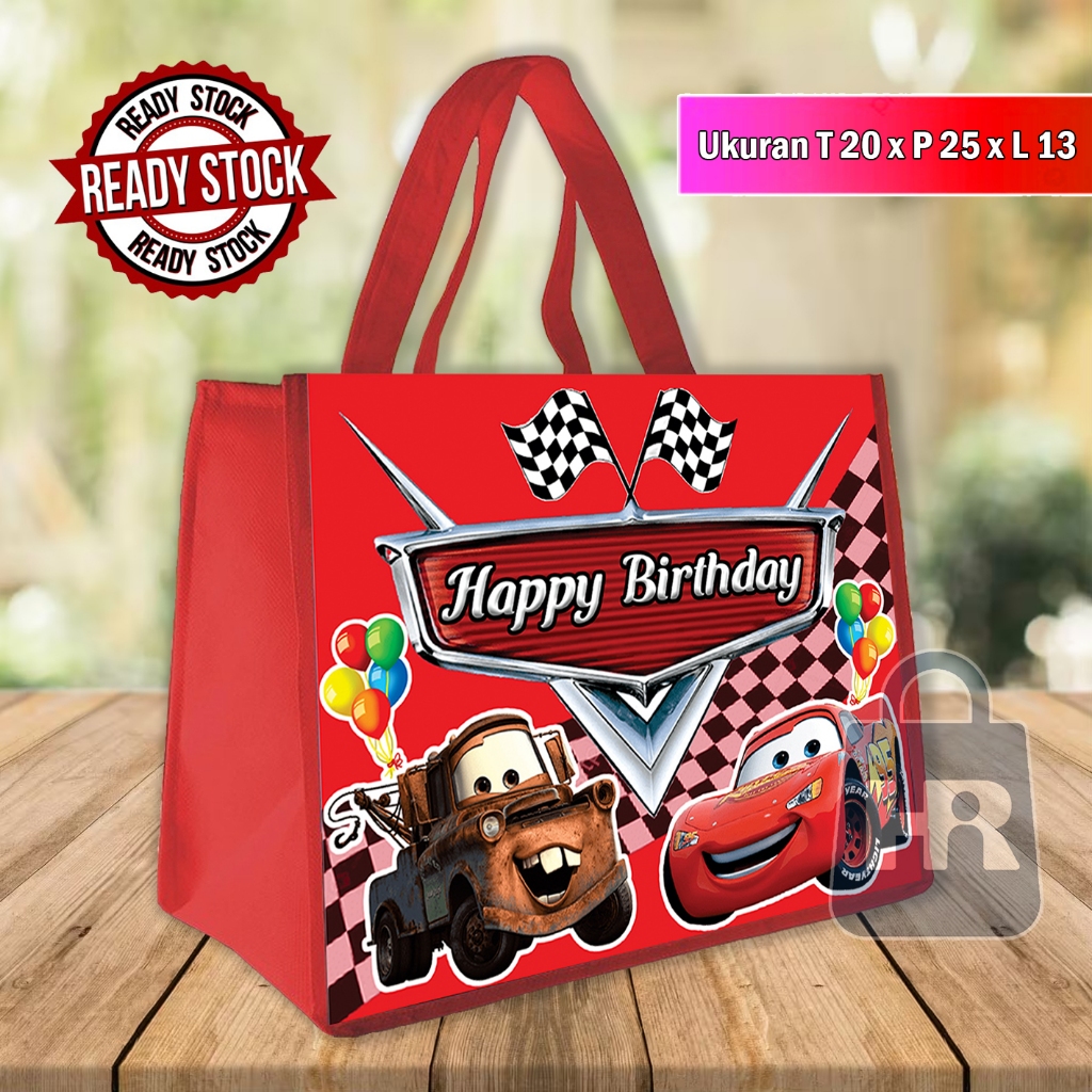 Jual READY STOK TAS ULANG TAHUN / TAS ULTAH CARS / TAS ULTAH UKURAN KFC ...