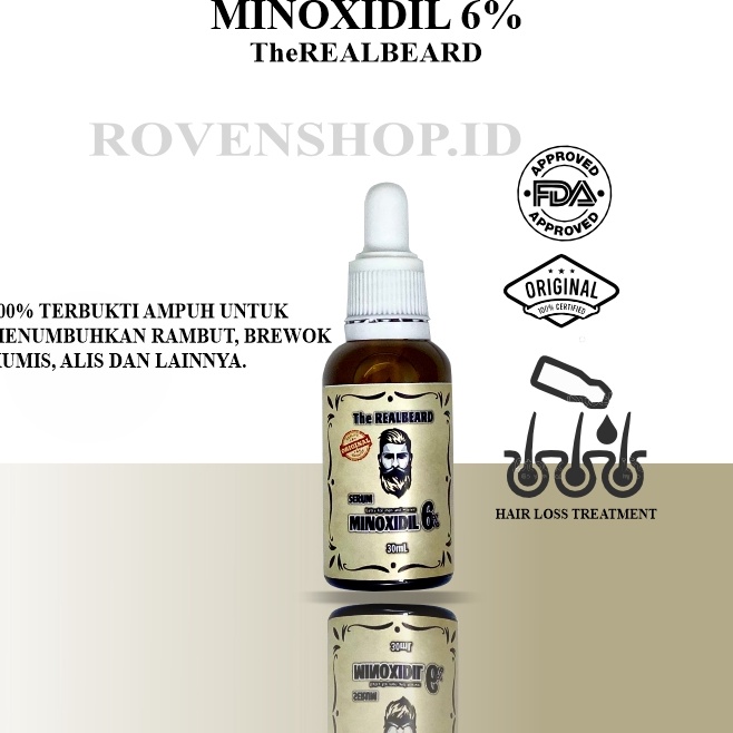 Jual KODE P88W MINOXIDIL 6 PENUMBUH RAMBUT BREWOK ALIS KUMIS DAN ...