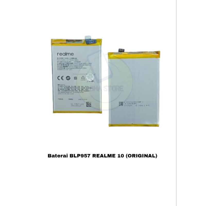 Jual BATERAI BATRE BLP957 FOR REALME 10 ORIGINAL BATTERY | Shopee Indonesia