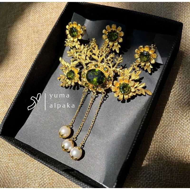 Jual Set Alpaka Kiara Sircon Premium | Shopee Indonesia