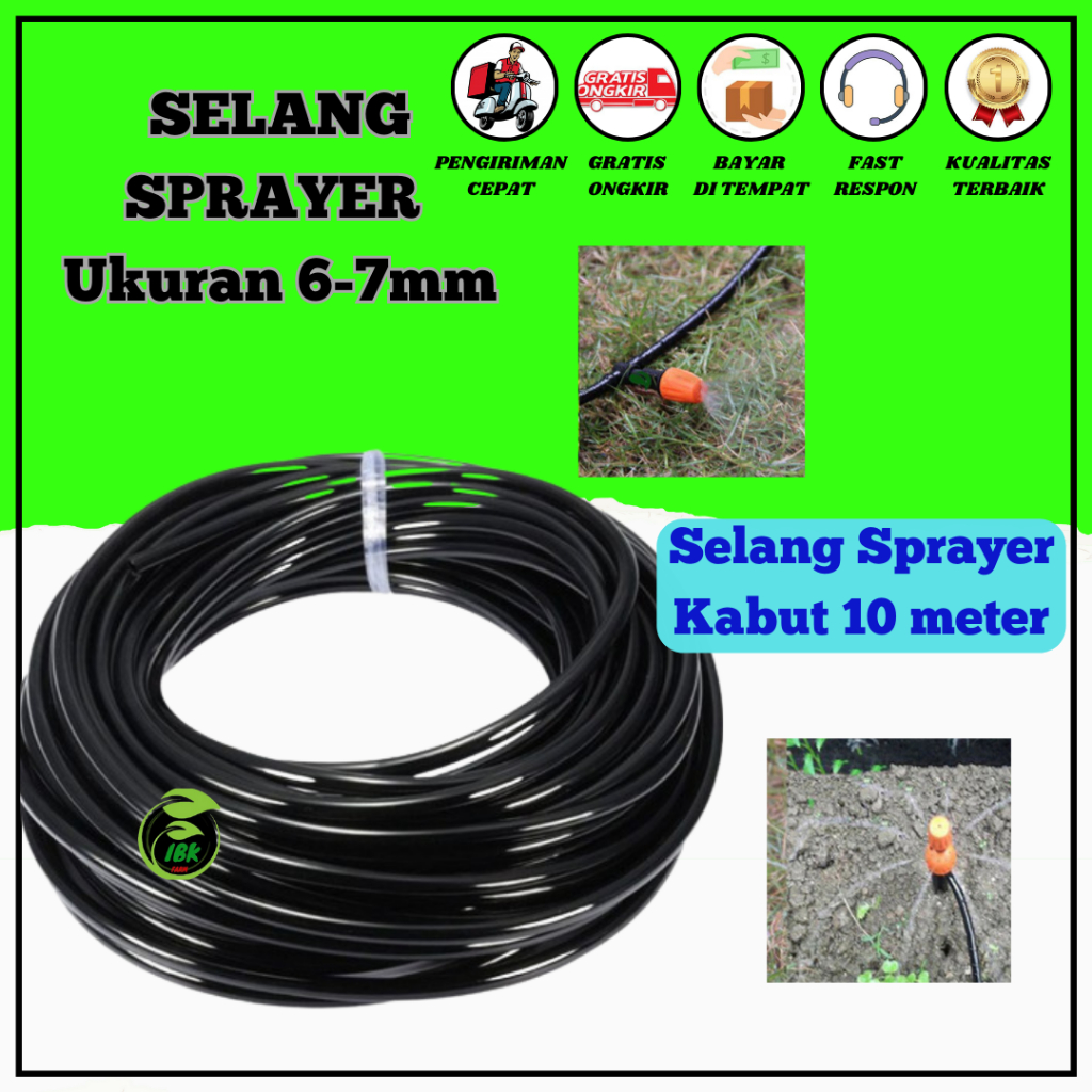 Jual Selang Taman Selang Sprayer Ukuran 6 mm Selang Sprayer Harga Per ...