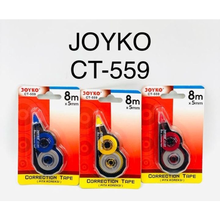 Jual CORRECTION TAPE JOYKO CT-559 / Tip-Ex Tipex Kertas Joyko CT-559 CT ...