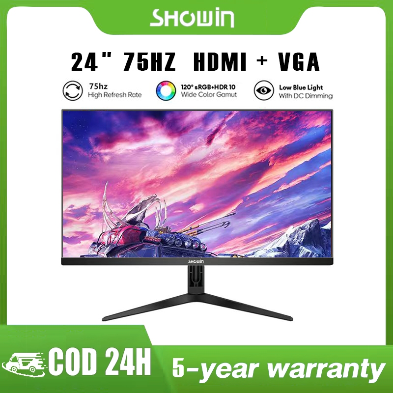 Jual Showin LED Monitor 20/22/24/27 inch layar komputer Kantor monitor ...