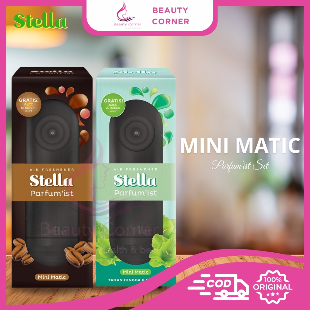 Jual Stella Mini Matic Parfum'ist Set (Free Refill) - Pengharum Ruangan | Shopee Indonesia