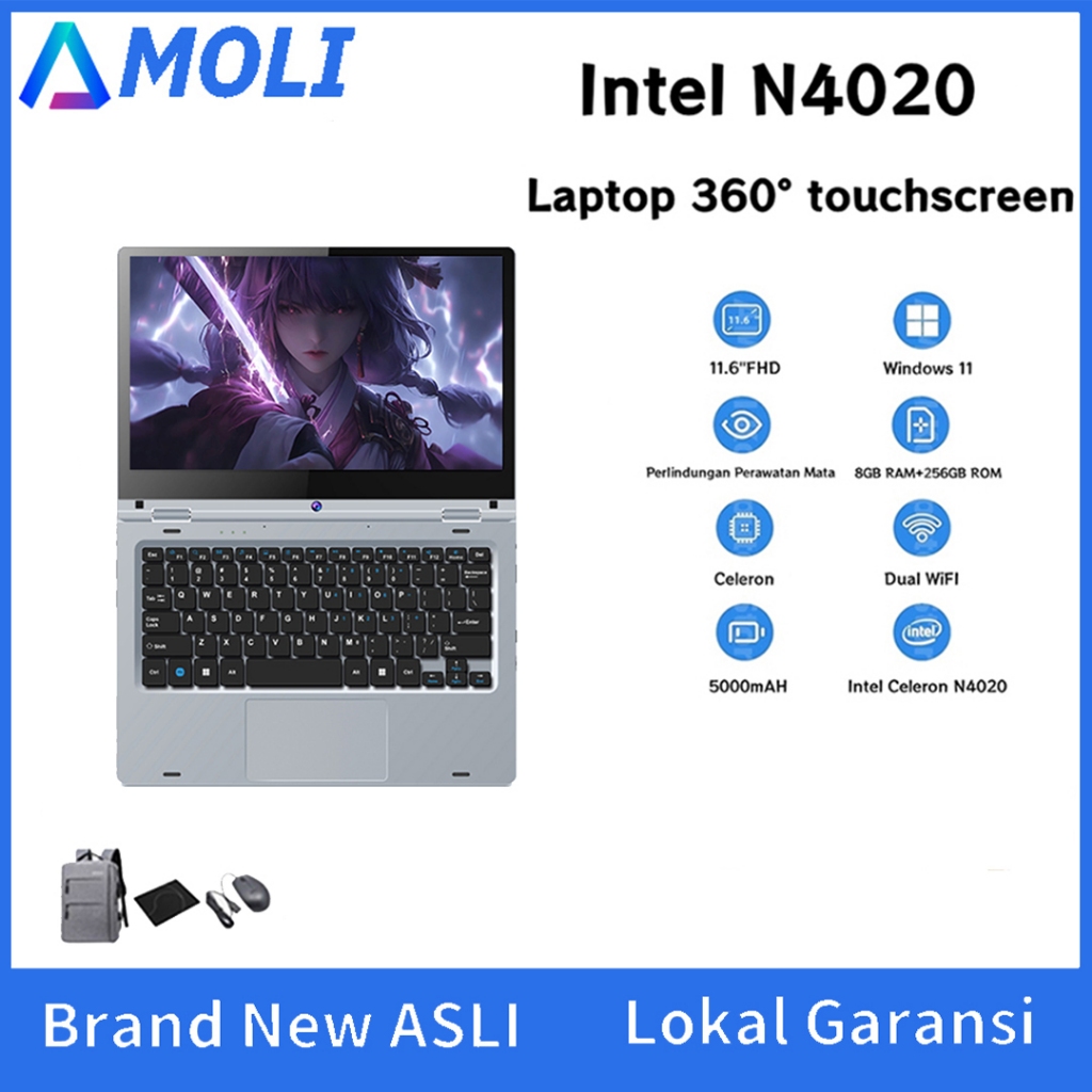 Jual (Amoli + Garansi) Laptop 2024 Intel N4020 Windows 10/11 8G+256GB ...