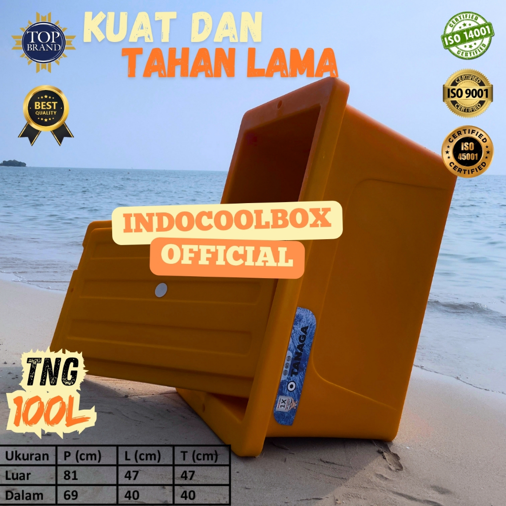 Jual Cooler Box Tanaga 100 Liter Termos Es Kotak Tempat Es Batu Daging ...