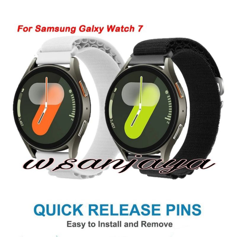 Jual STRAP SAMSUNG GALAXY WATCH 7 44MM TALI JAM ALPINE LOOP NILON ...