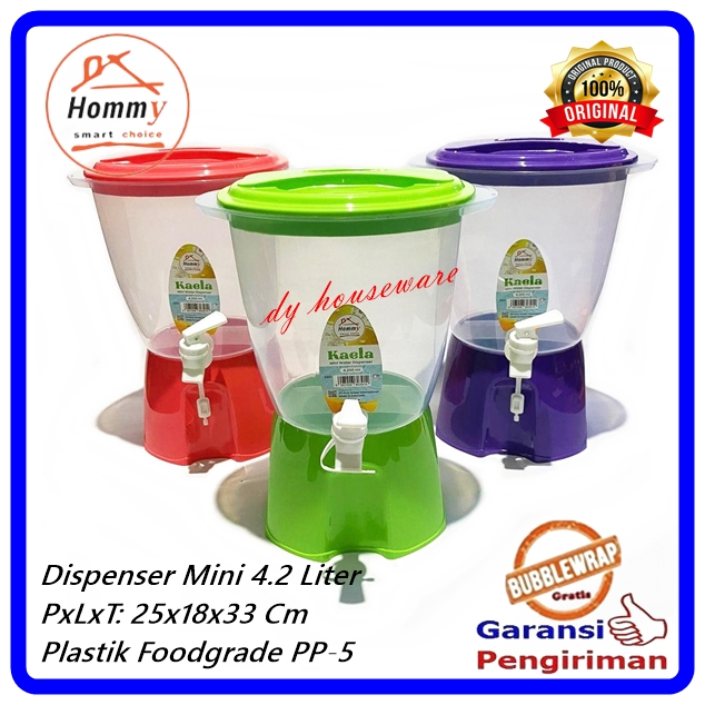 Jual Dispenser Mini 4.2 Liter Water Dispenser Air Kecil 4.2L Hommy ...