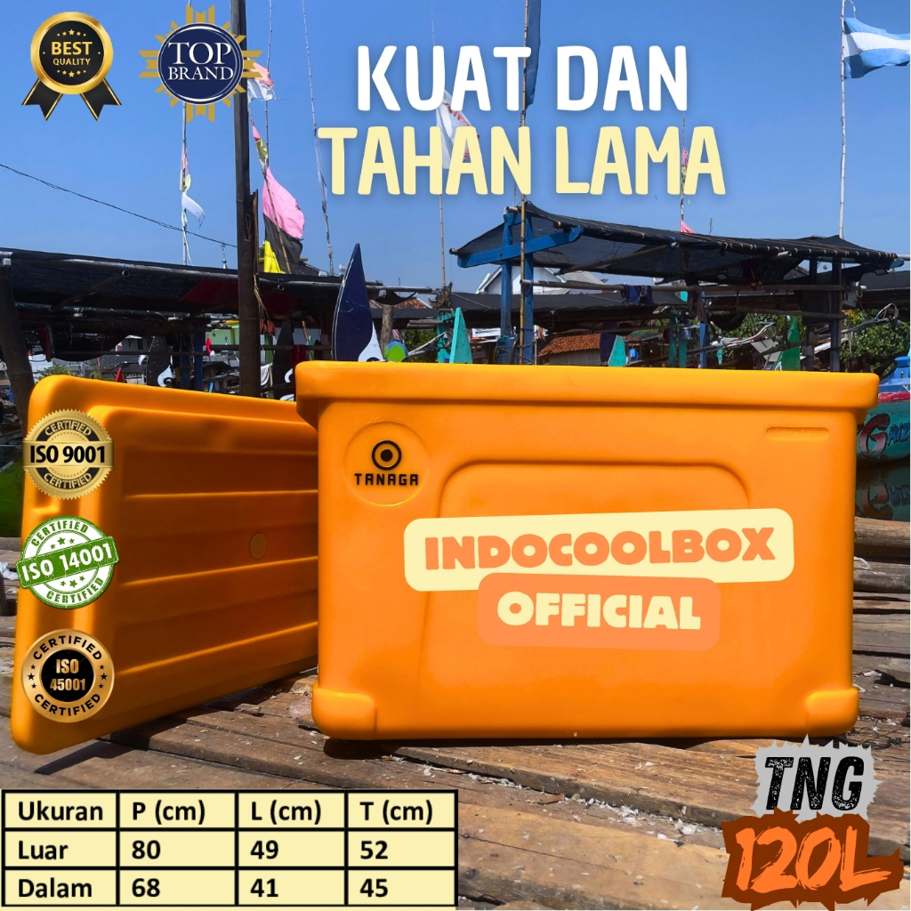 Jual Cooler Box Tanaga 120 Liter Termos Es Kotak Tempat Es Batu Daging ...