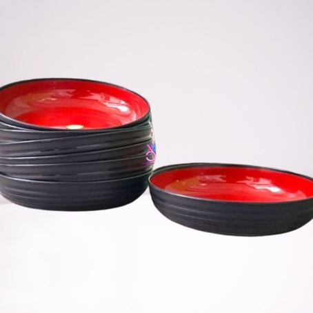 Jual Promo 12 Pcs Piring Mie Ramen Plastik Tebal 19 cm Anti Pecah ...