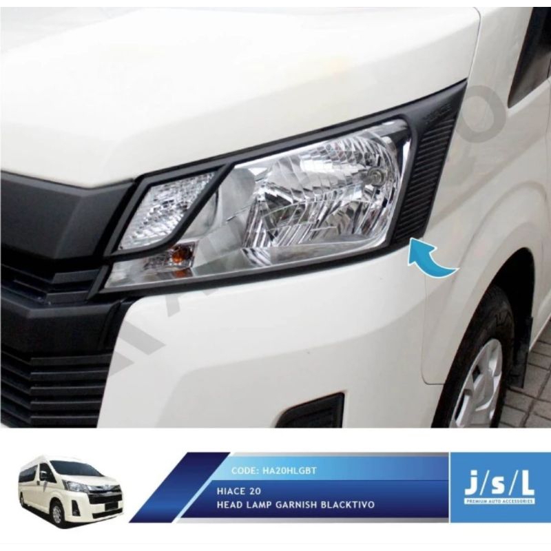 Jual Garnish Lampu Depan Hotam Doff Hiace | Shopee Indonesia
