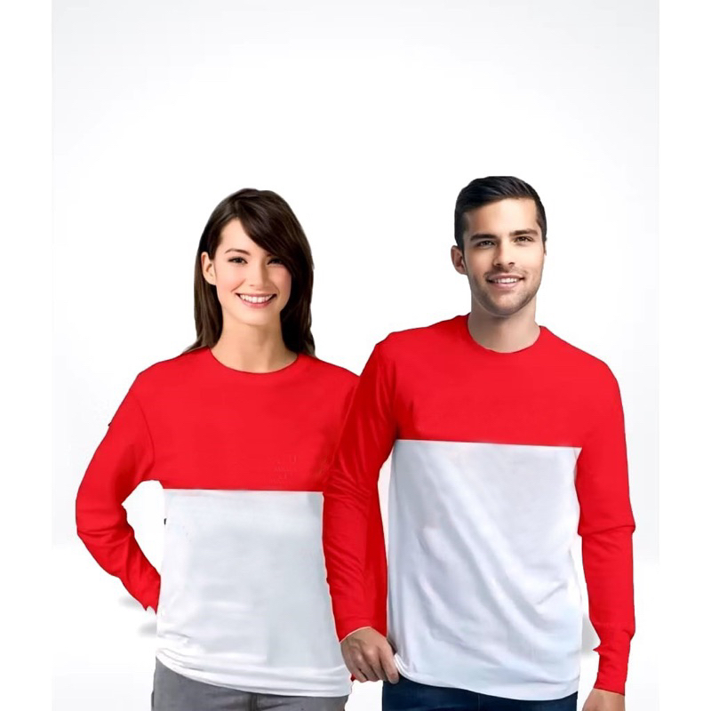 Jual OBLONG KOMBINASI MERAH PUTIH READY SEMUA UKURAN BAHAN TEBAL ...