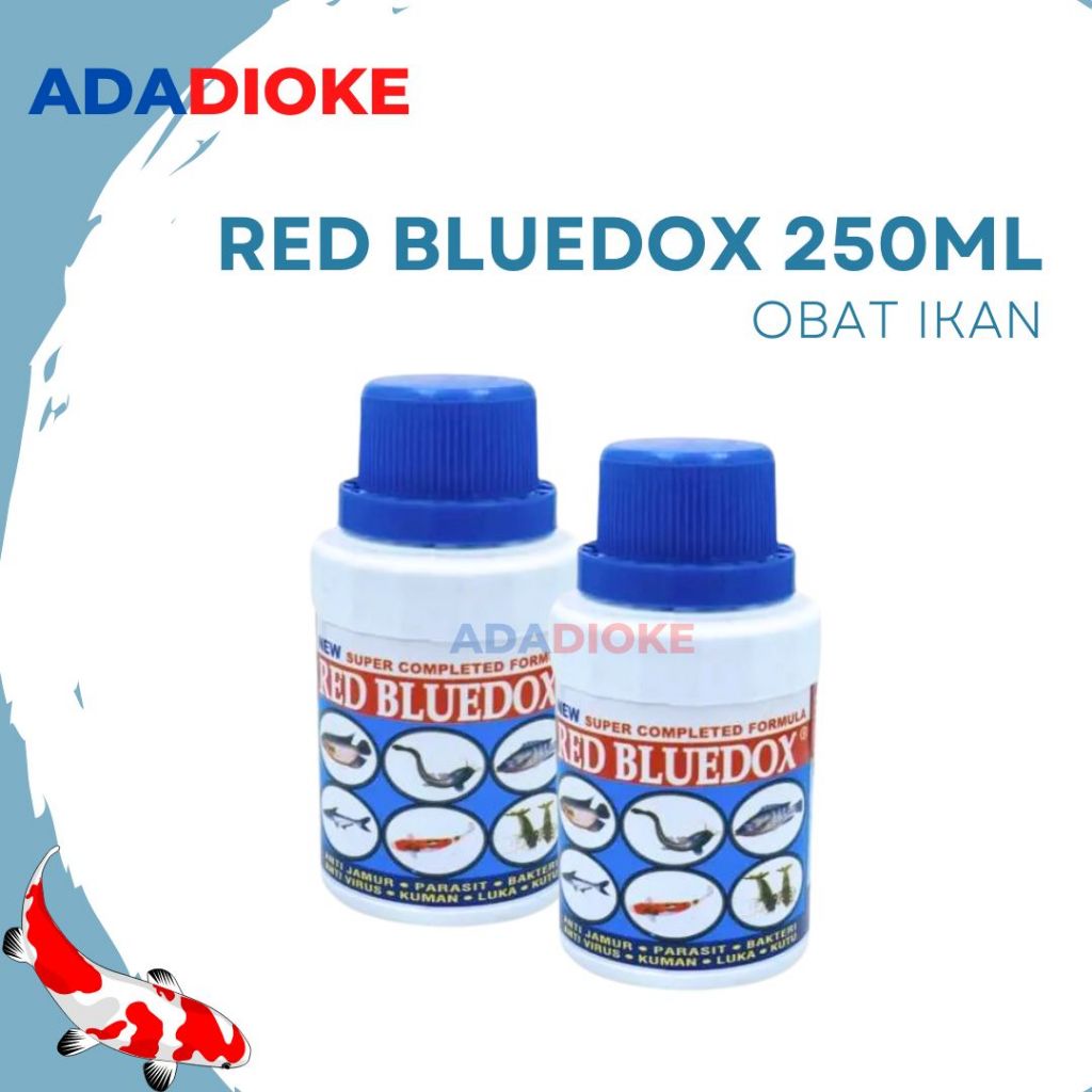Jual RED BLUEDOX 250ml Obat Ikan Anti Jamur/Parasit/Bakteri/Kuman dan ...