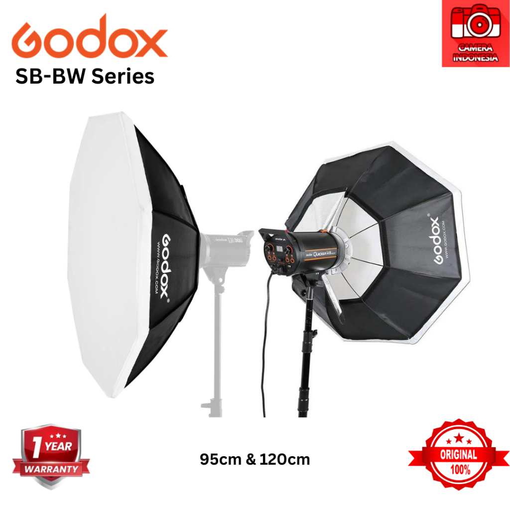 Jual Godox SB-BW120 120cm SB-BW95 95cm Softbox Octagon with Bowens ...