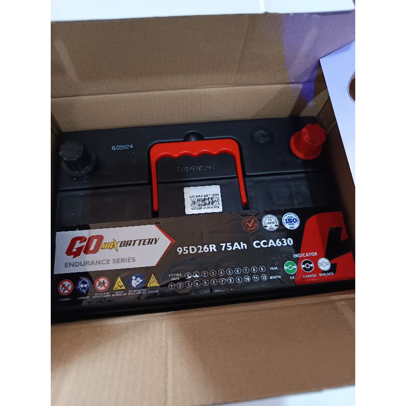 Jual Aki Kering Mobil Go battery 95D26R 80D26R NS70 Kijang LGX Kuda Colt Diesel 125Ps 12V 75Ah ...