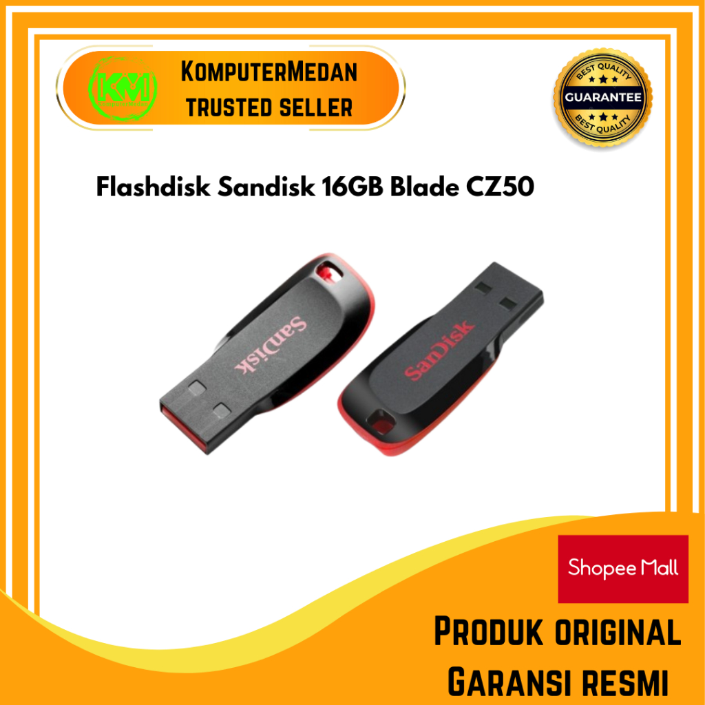 Jual Flashdisk Sandisk 16GB Blade CZ50 | Shopee Indonesia