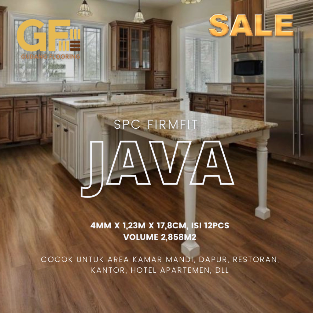 Jual VINYL SPC FIRMFIT JAVA 4MM | Lantai Vinyl SPC | Vinyl SPC Flooring | Shopee Indonesia