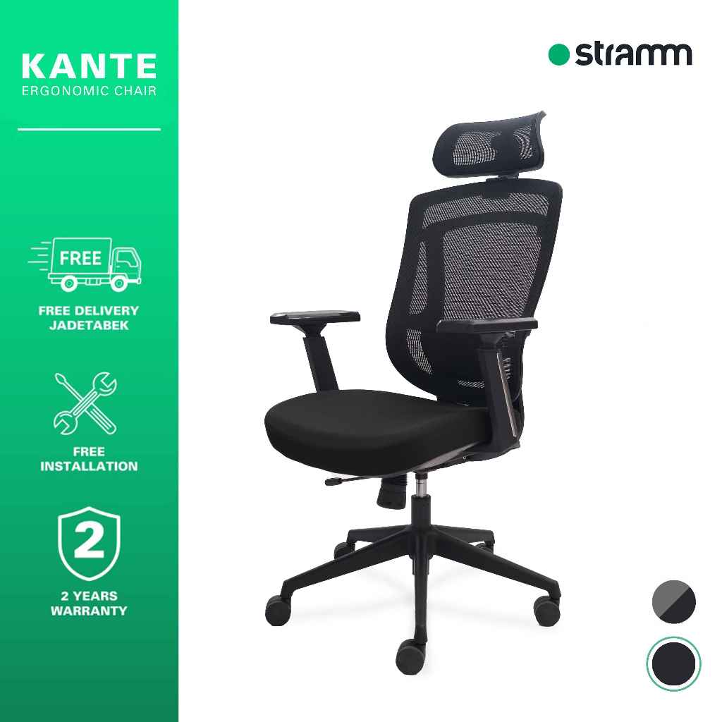 Jual Kursi Kantor Ergonomis Stramm Kante I | Shopee Indonesia