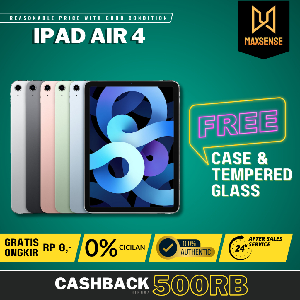Jual iPad Air 4 Wifi Cellular 256GB 64GB Second Original | iPad Air Gen ...