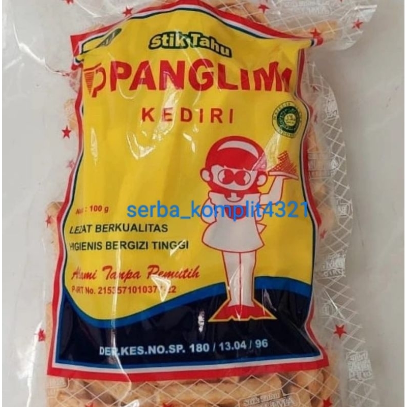Jual stik tahu panglima 100gr khas Kediri - Pare Keripik stik tahu enak ...
