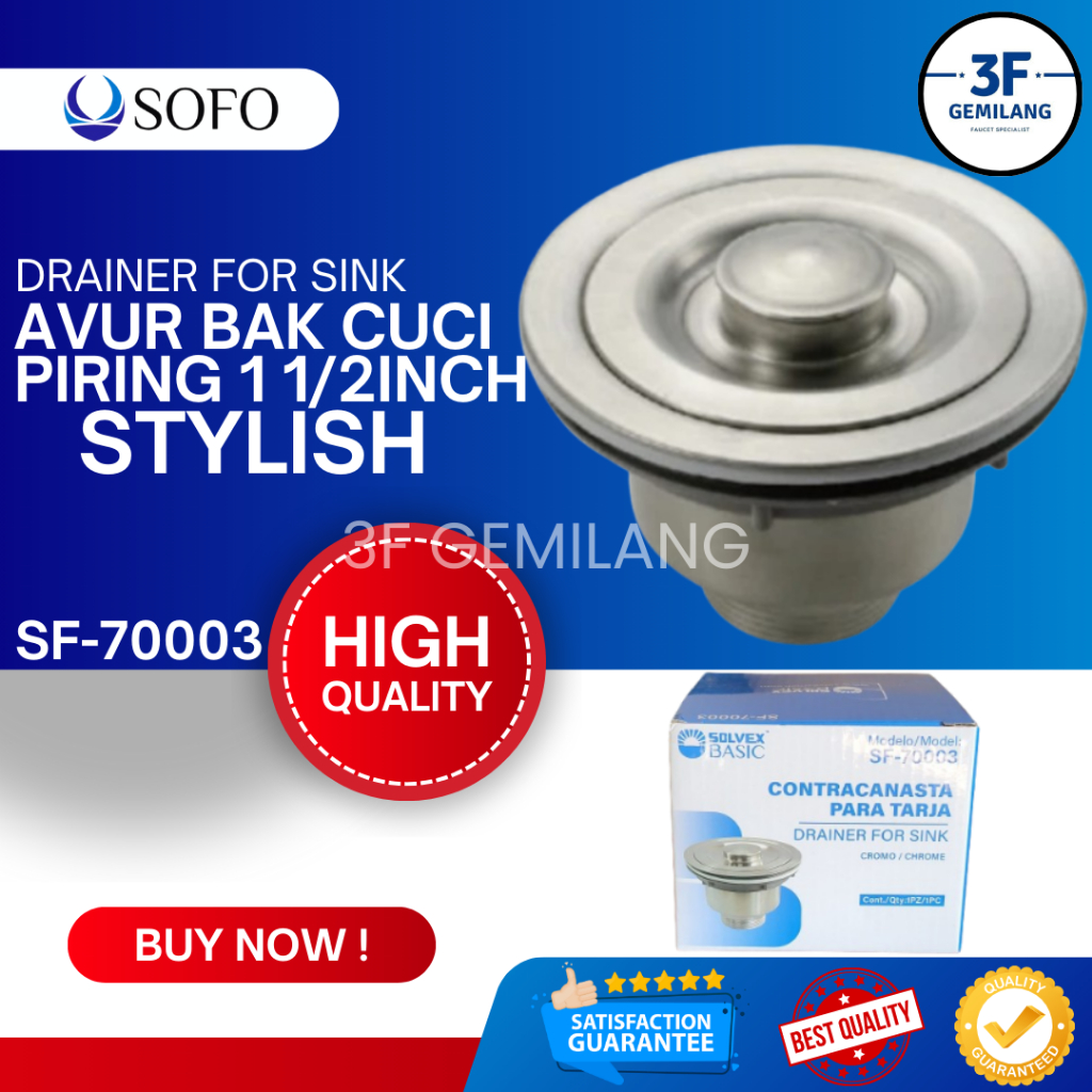 Jual SOFO Solvex Basic New - Afur Avur Saringan Air Bak Cuci Piring ...