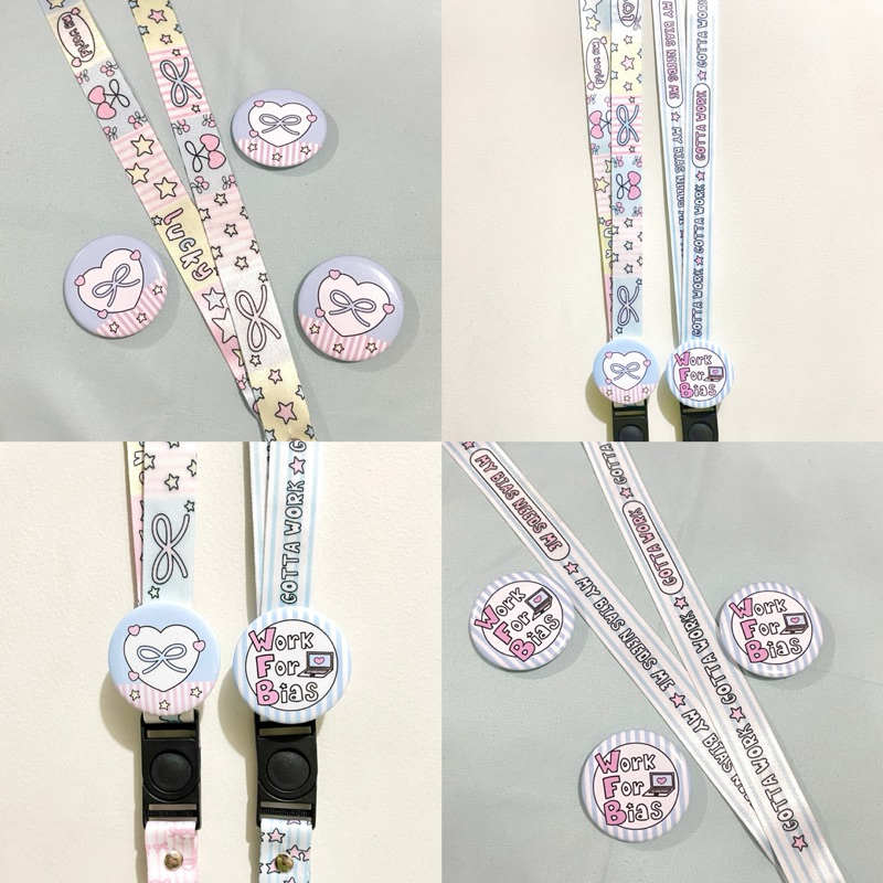 Jual lanyard and pin button set by magureum studio | Shopee Indonesia