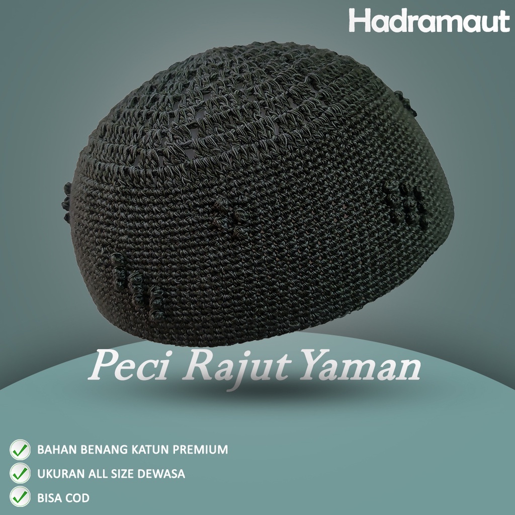 Jual Peci Rajut Hadramaut Premium Tebal Dan Elastis Ukuran Dewasa Rajut ...