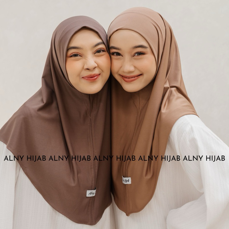 Jual Daily Hijab Instan Size L Jilbab Instan Non Pet Bergo Non Pet Antem Matt Jersey Premium ...