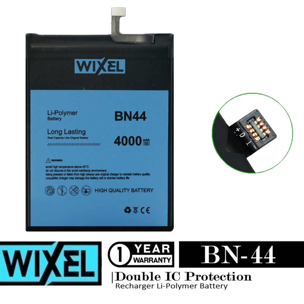 Jual Baterai Wixel Redmi 5 Plus BN44 BN-44 Double IC Protection ...