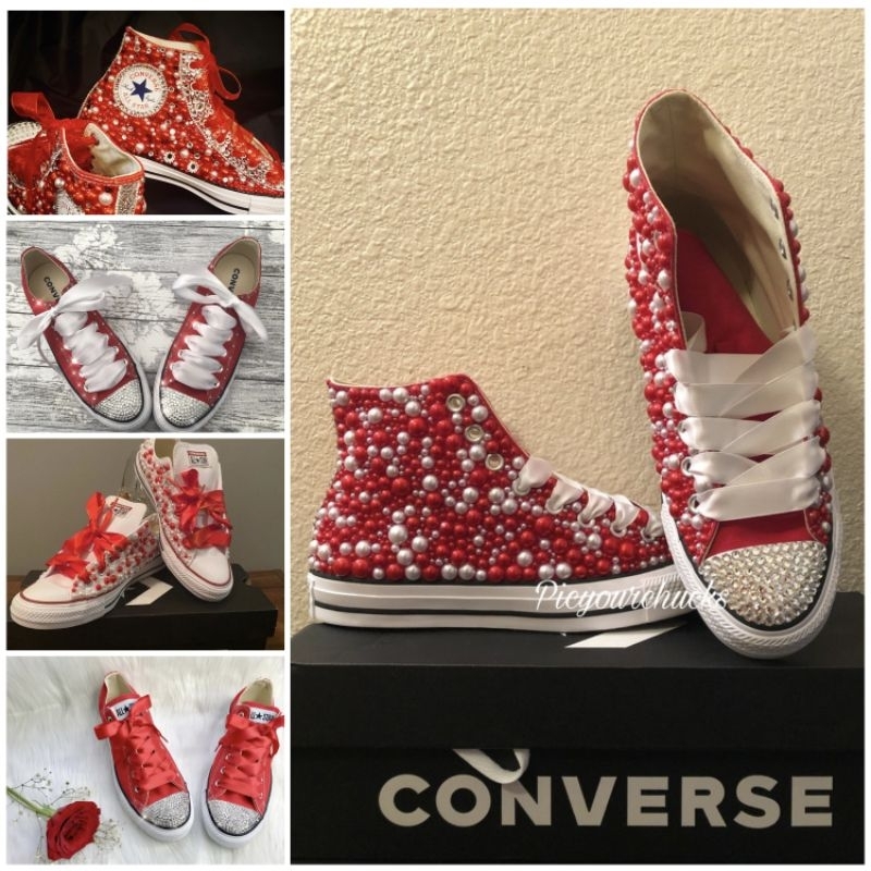 Jual Sepatu Converse mutiara merah banyak model | Shopee Indonesia
